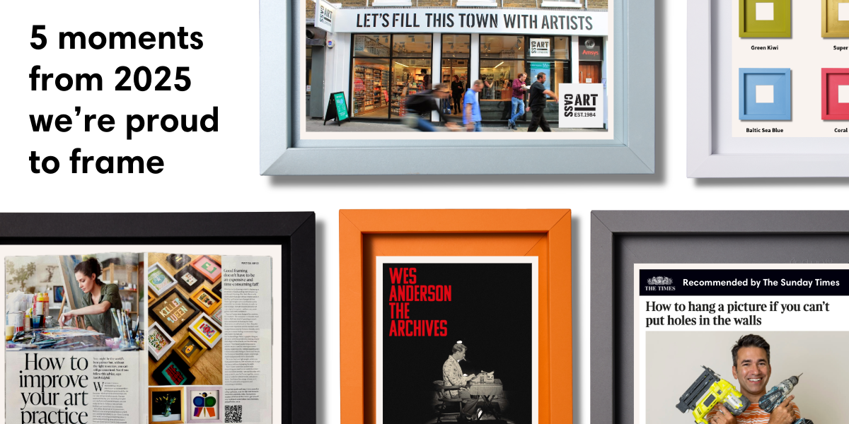 5 moments from 2025 we’re proud to frame – Pop-up Frames